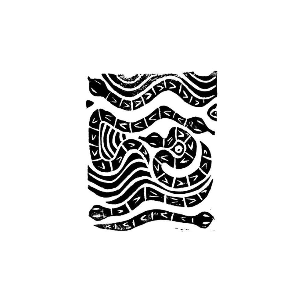 SNAKE BLOCK PRINT - urbanarts