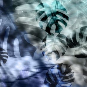 MONSTERA BLUE 4 - urbanarts