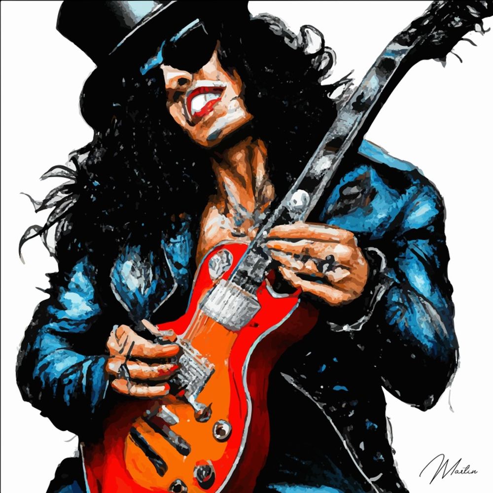 SLASH GUITAR ART - urbanarts