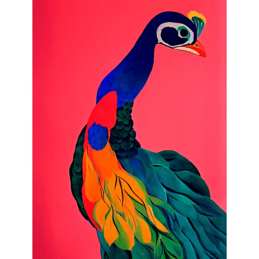 PAVÃO COLORIDO 01 - urbanarts
