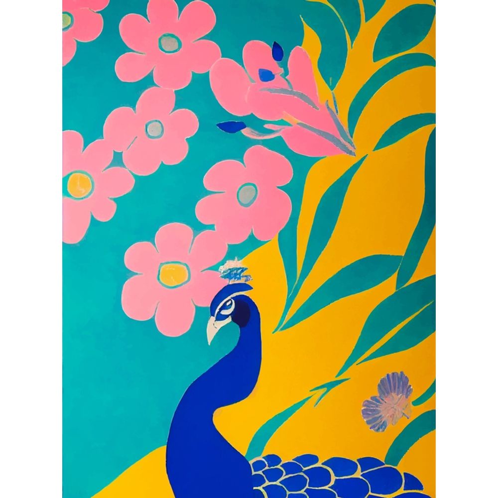 PAVÃO COLORIDO 03 - urbanarts