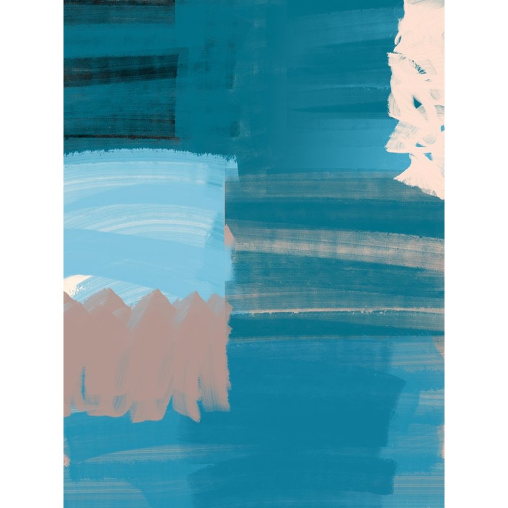 PINCELADAS E INTERFERÊNCIAS SÉRIE TONS DE AZUL MARROM OP 13 - urbanarts