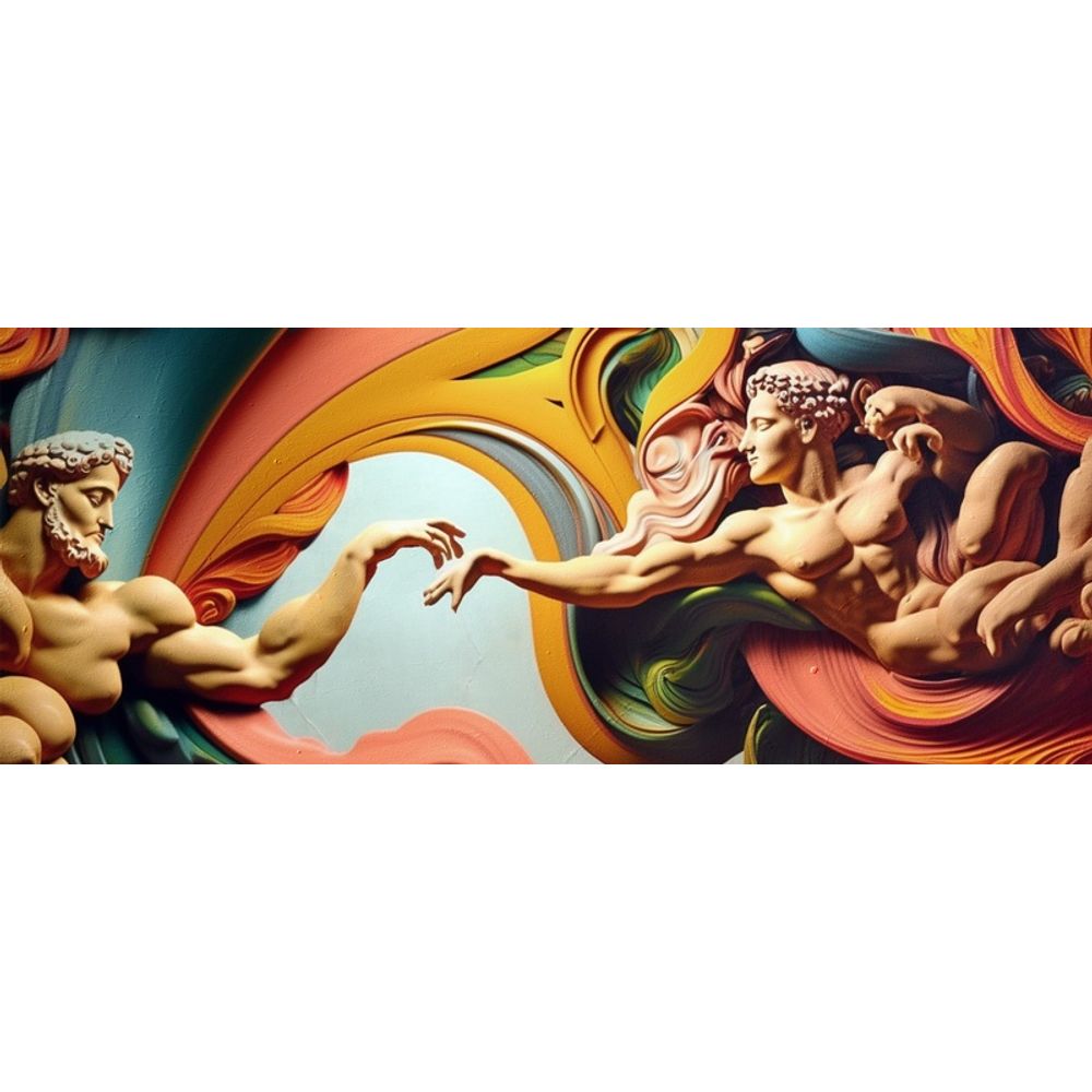 A CRIAÇÃO DE ADÃO POR ANNIE AI - urbanarts