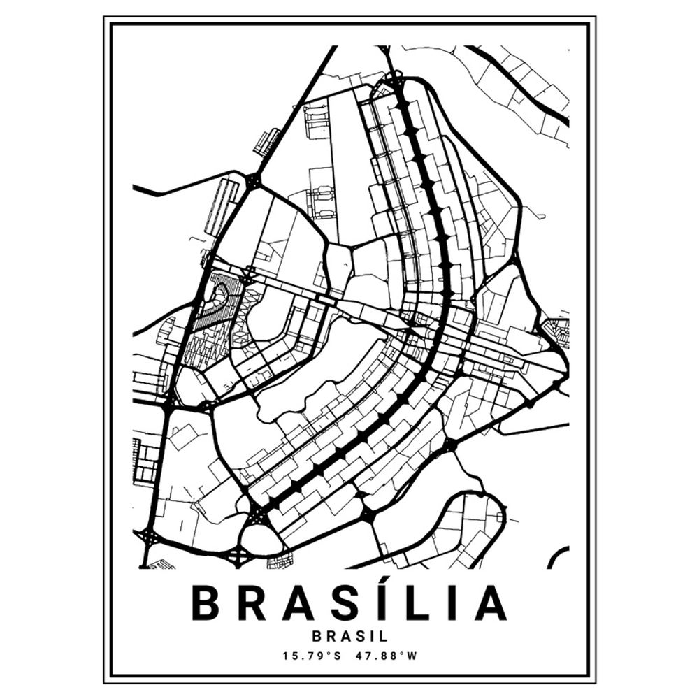 MAPA DE BRASÍLIA - urbanarts