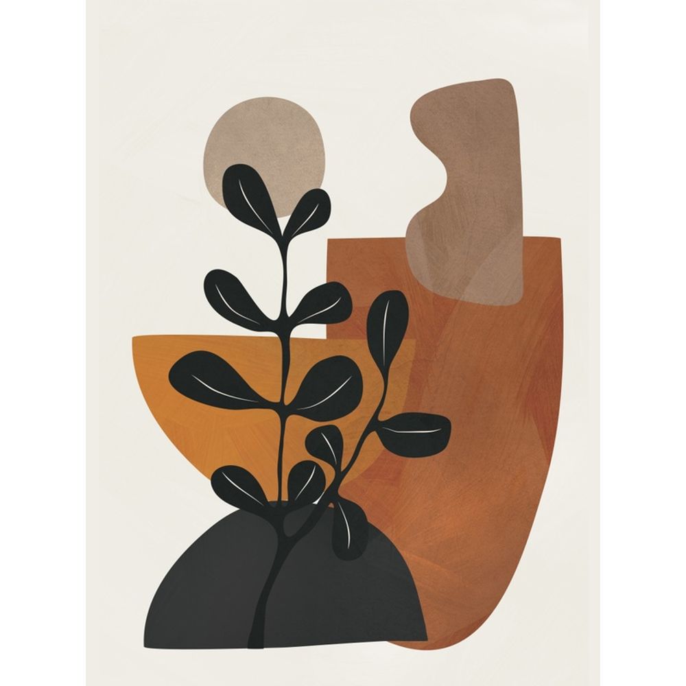 MODERN MINIMAL ABSTRACT ART SHAPES 4 - urbanarts