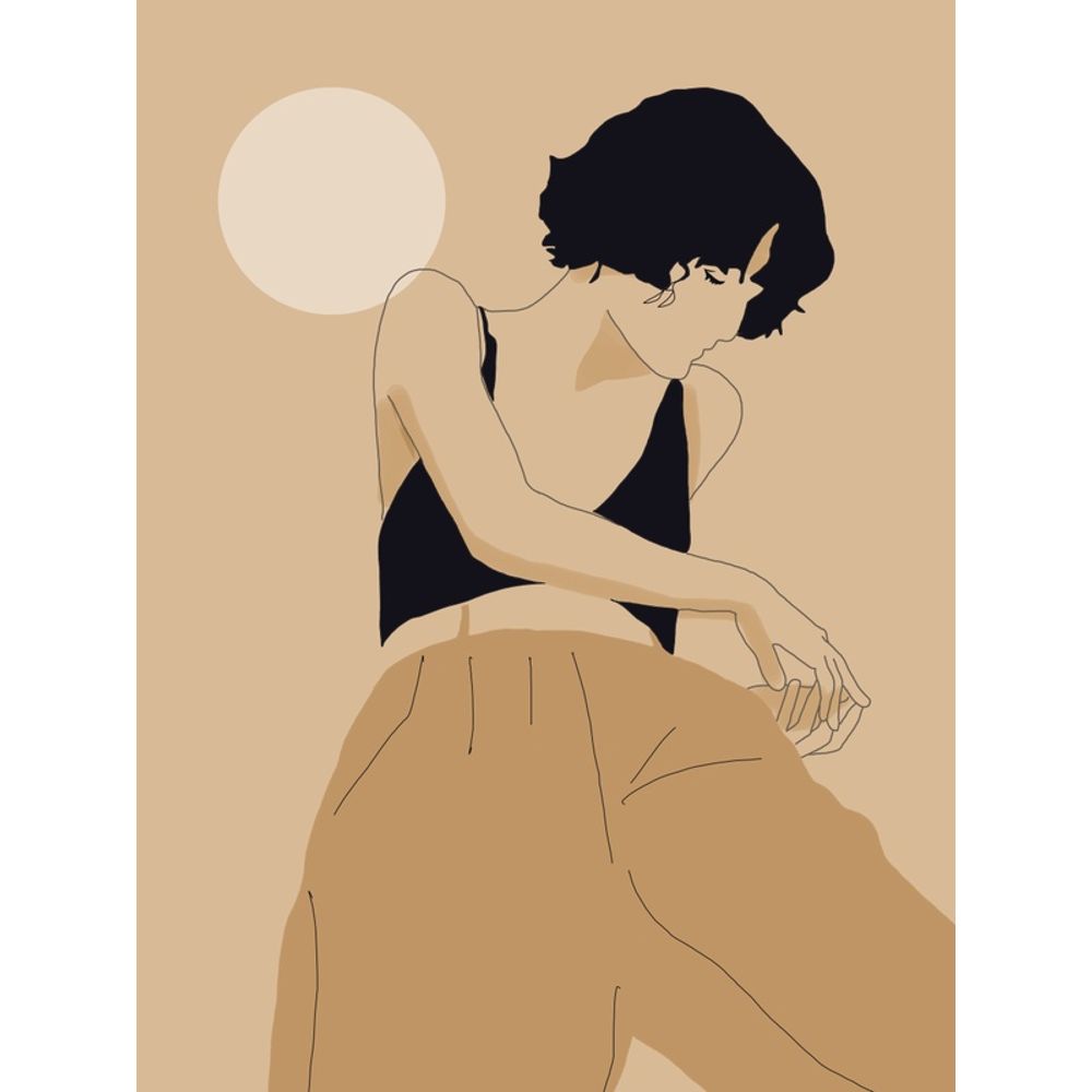 MINIMALIST GIRL ILLUSTRATION 4 - urbanarts
